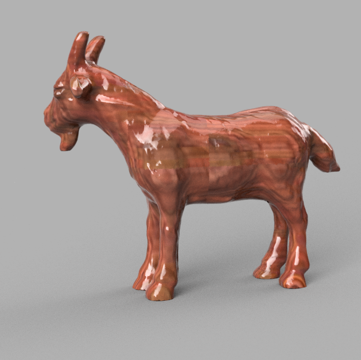 STL file goat・3D print object to download・Cults